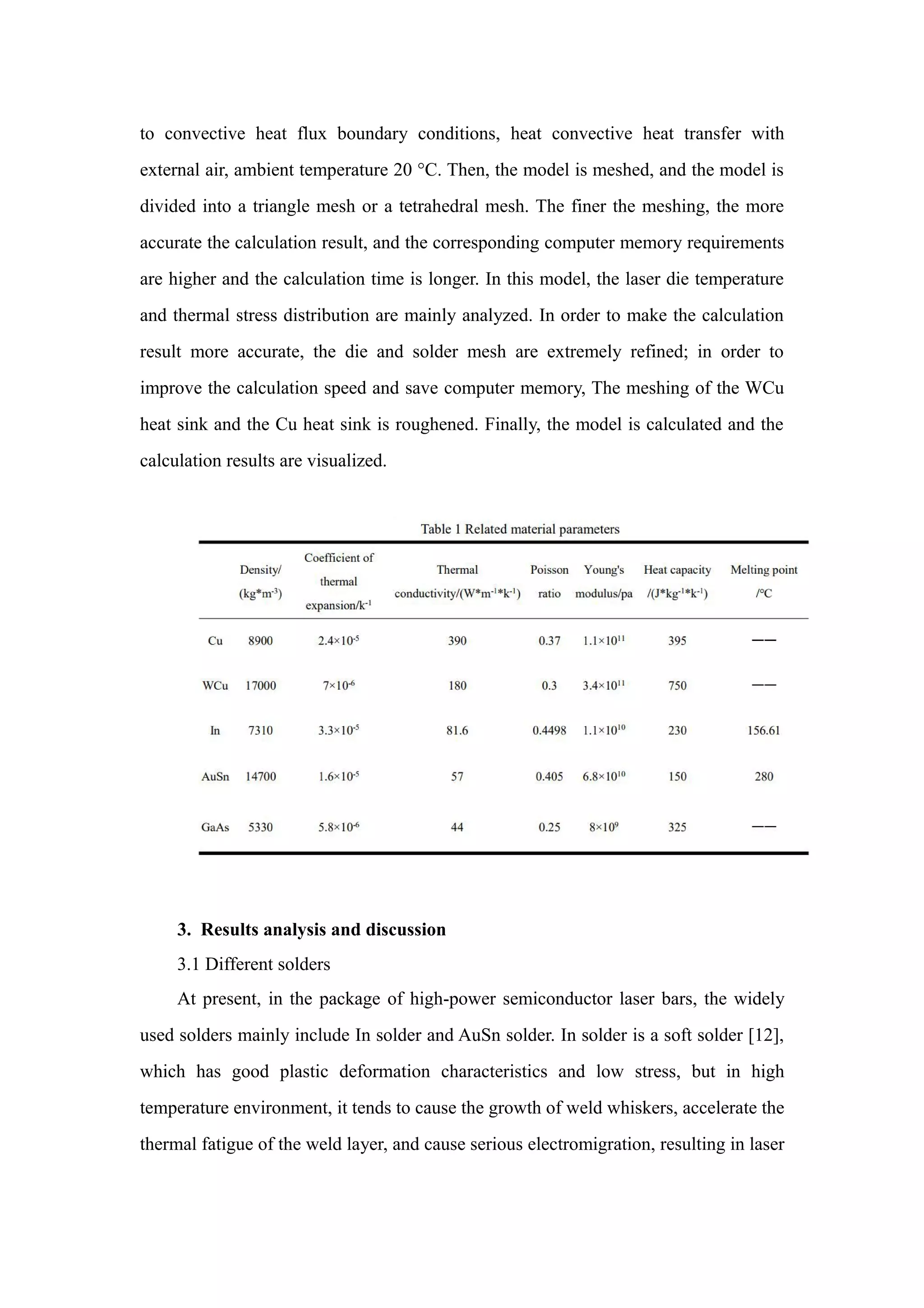 Study on thermal stress of high power semiconductor laser packaging | DOC