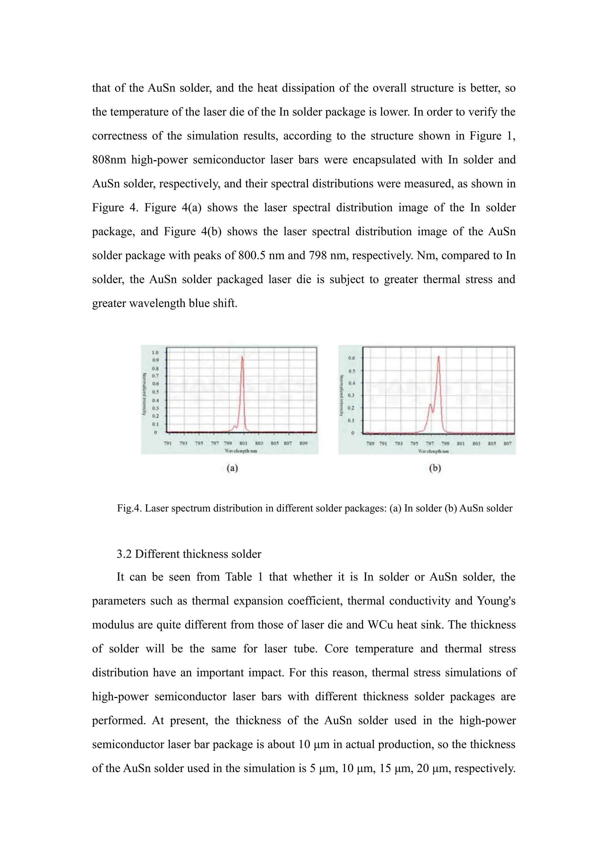 Study on thermal stress of high power semiconductor laser packaging | DOC