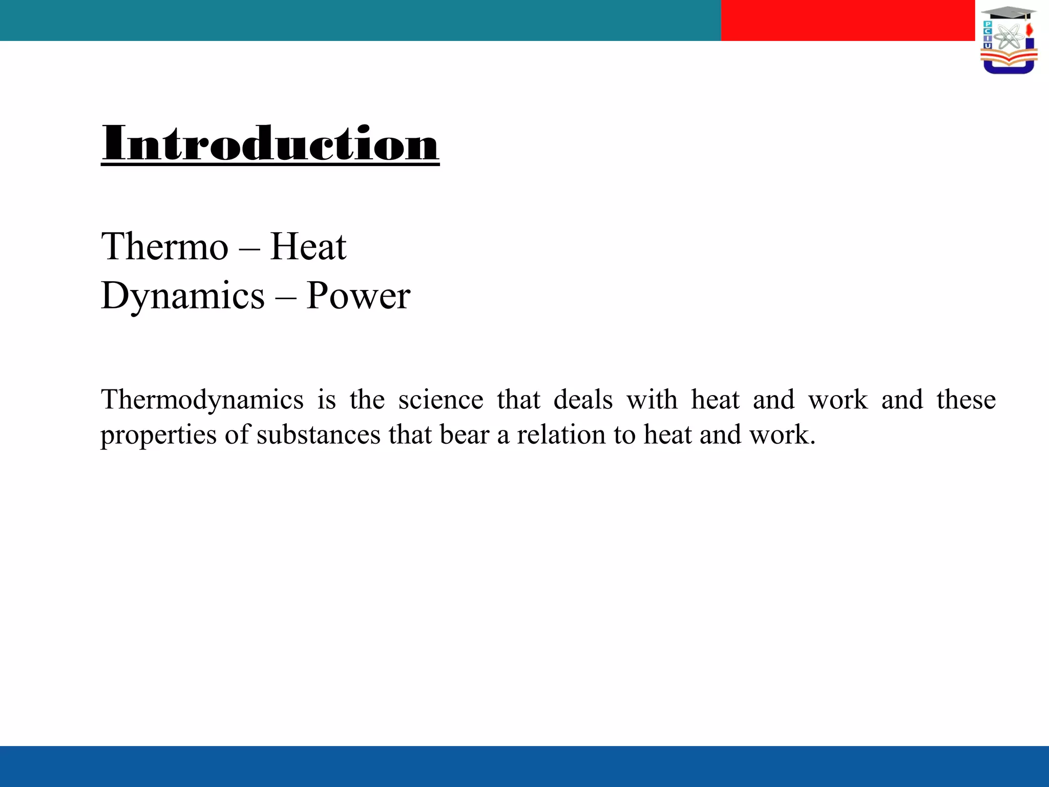 Study on thermodynamics | PPT