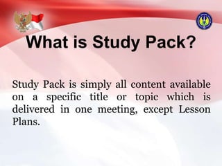 Study pack | PPTX