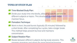 Study Plan.pptx study plan, study better | PPTX
