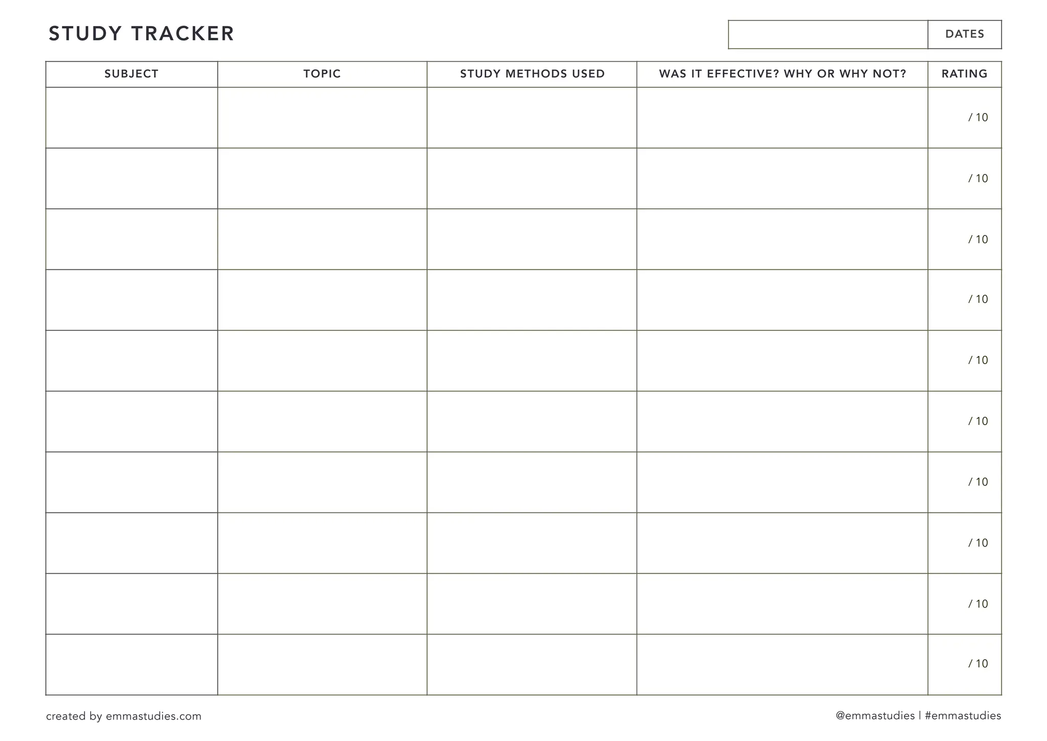 study planner pack for students who need help with scheduling | PDF