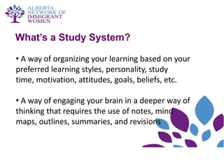 Study readiness training 2 | PPTX