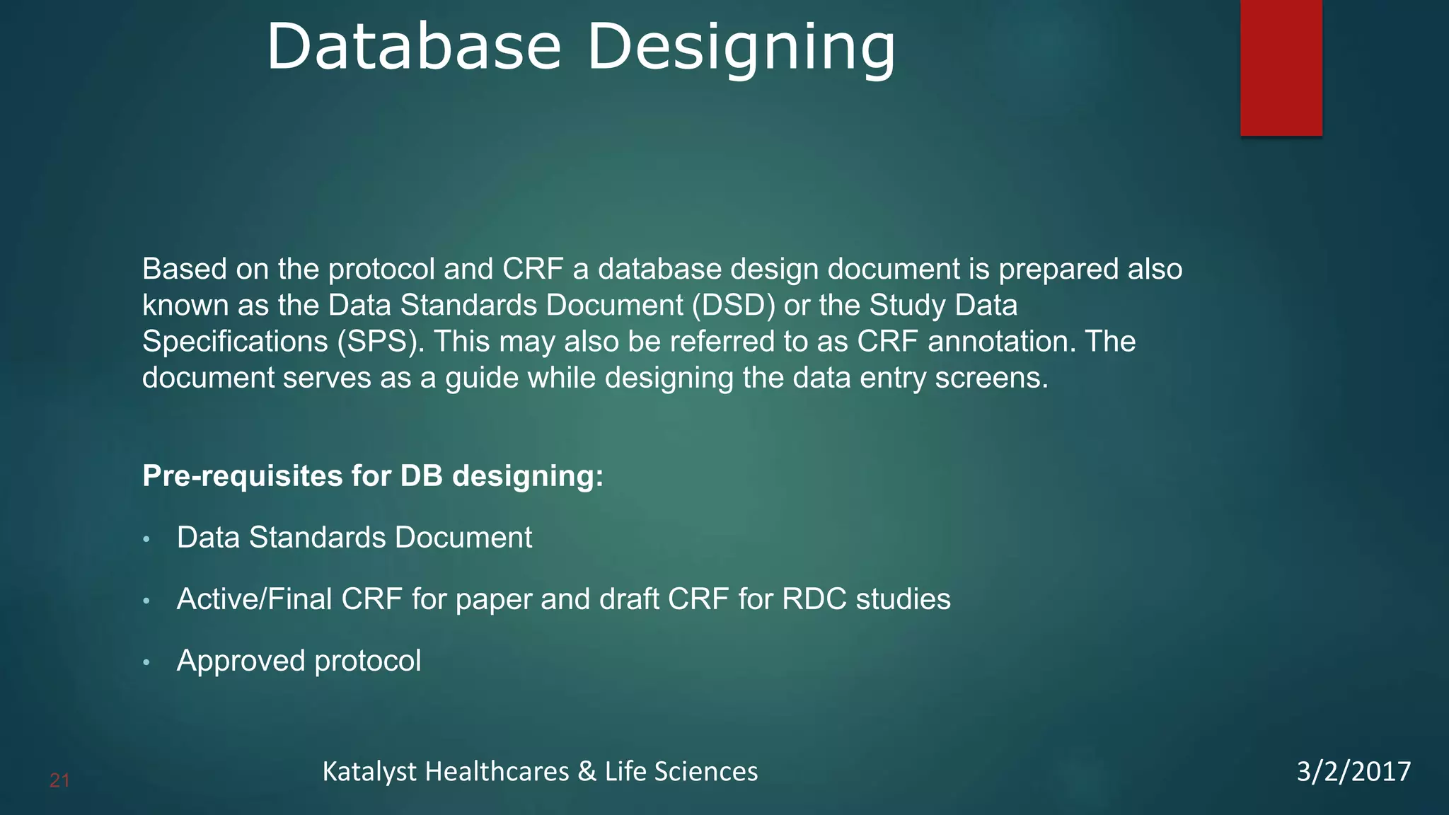Study setup_Clinical Data Management_Katalyst HLS | PPTX