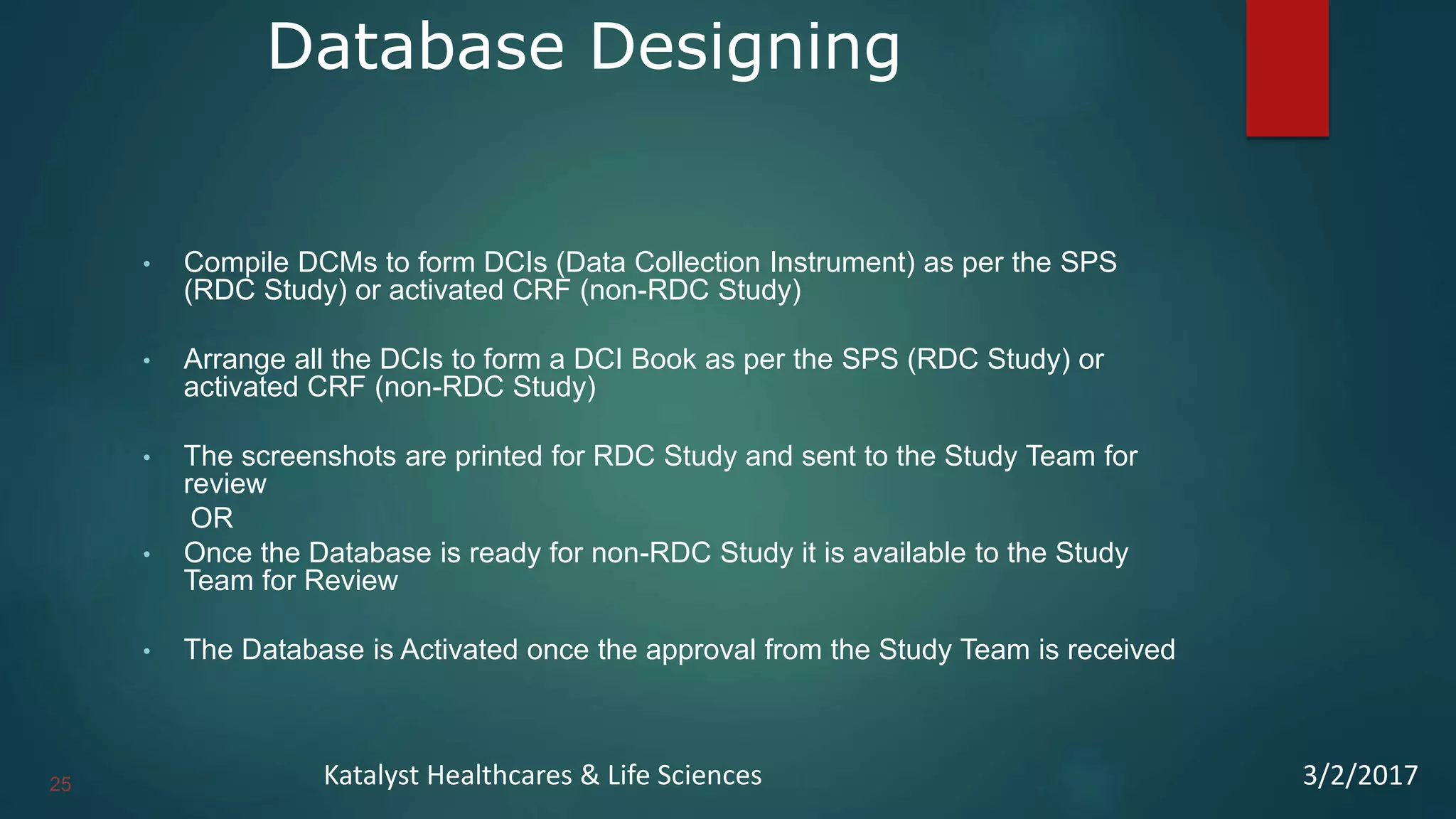 Study setup_Clinical Data Management_Katalyst HLS | PPTX