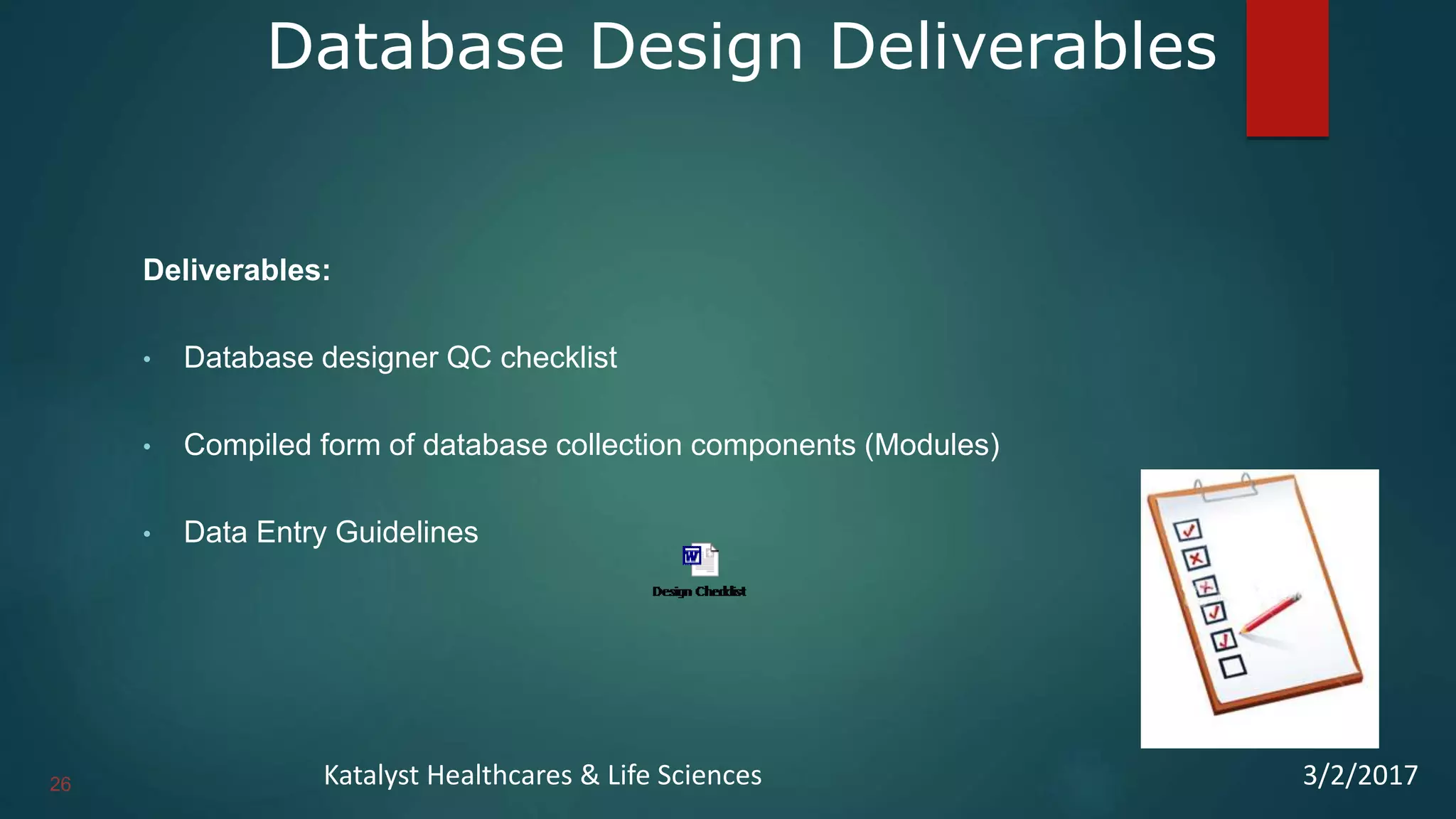 Study setup_Clinical Data Management_Katalyst HLS | PPTX