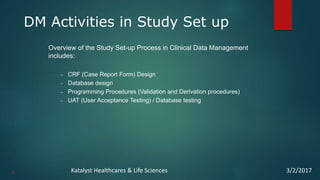 Study setup_Clinical Data Management_Katalyst HLS | PPTX