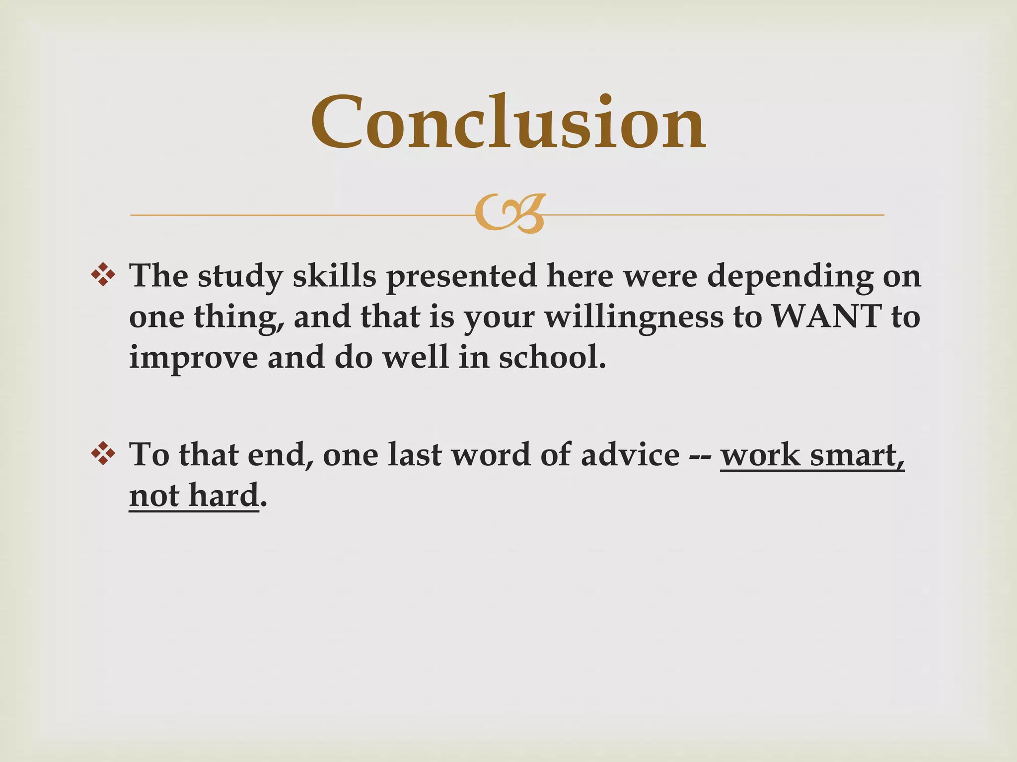 Study Skills | PPT