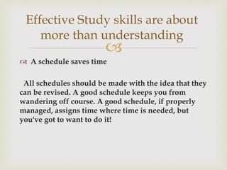 Study Skills | PPTX