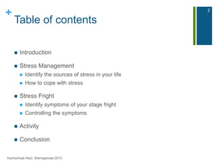 How to manage stress? | PPT