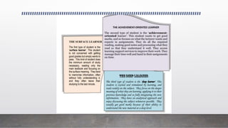 Learning Styles by howard gardner and different types of students | PPT