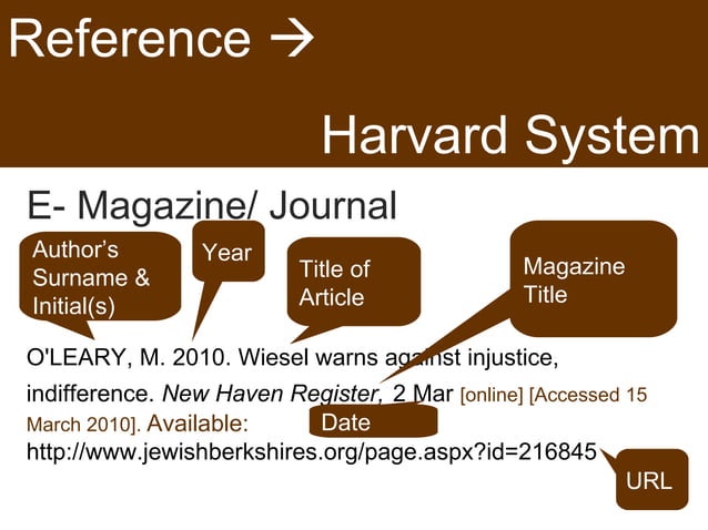 Study skills referencing & citation | PPT | Environment | Science