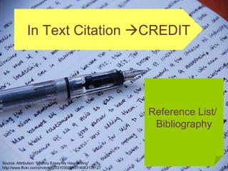 Study skills referencing & citation | PPT | Environment | Science