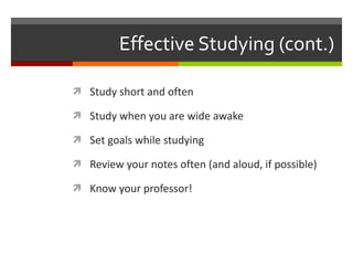 Study Skills 101 | PPT