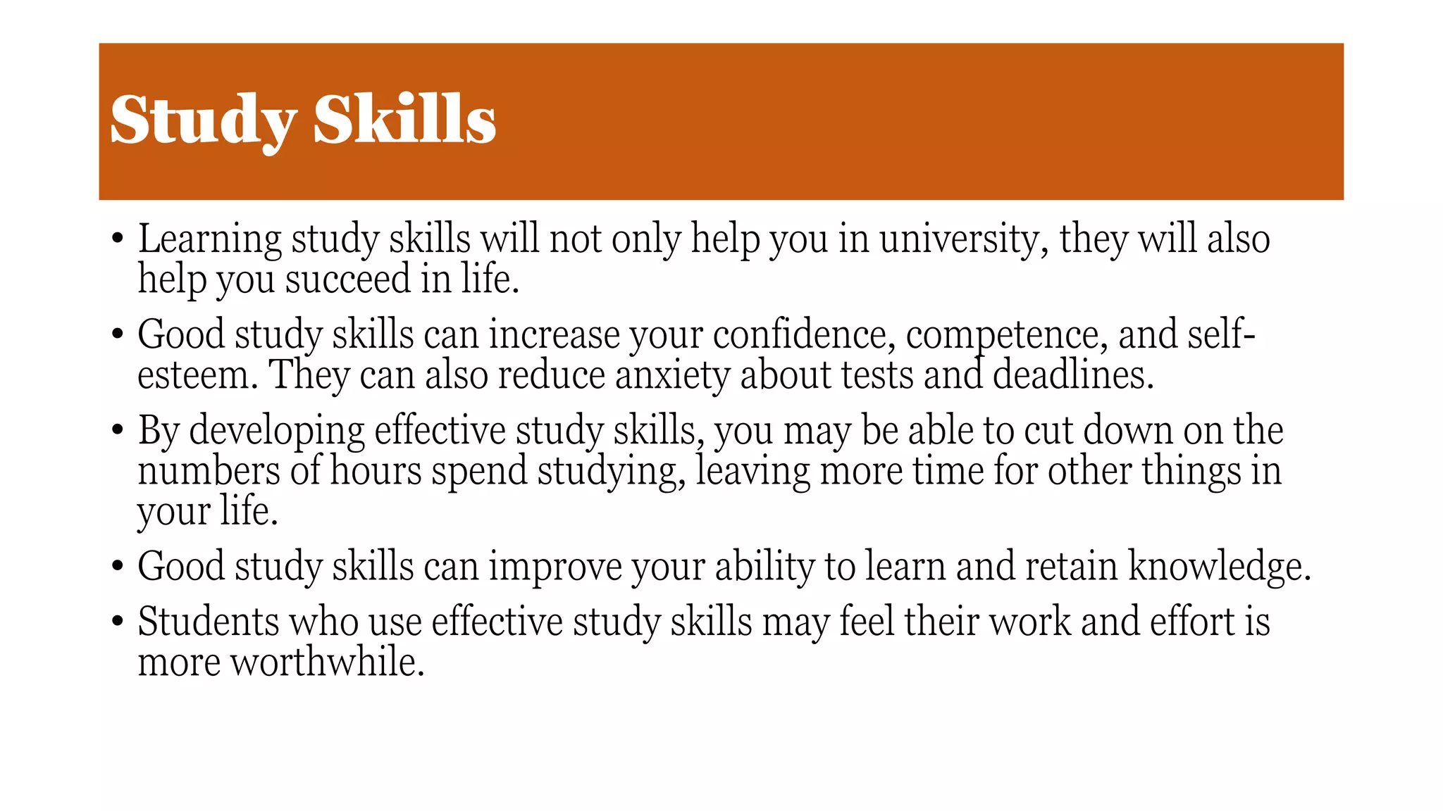Study Skills | PDF