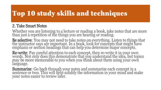 Study Skills | PDF