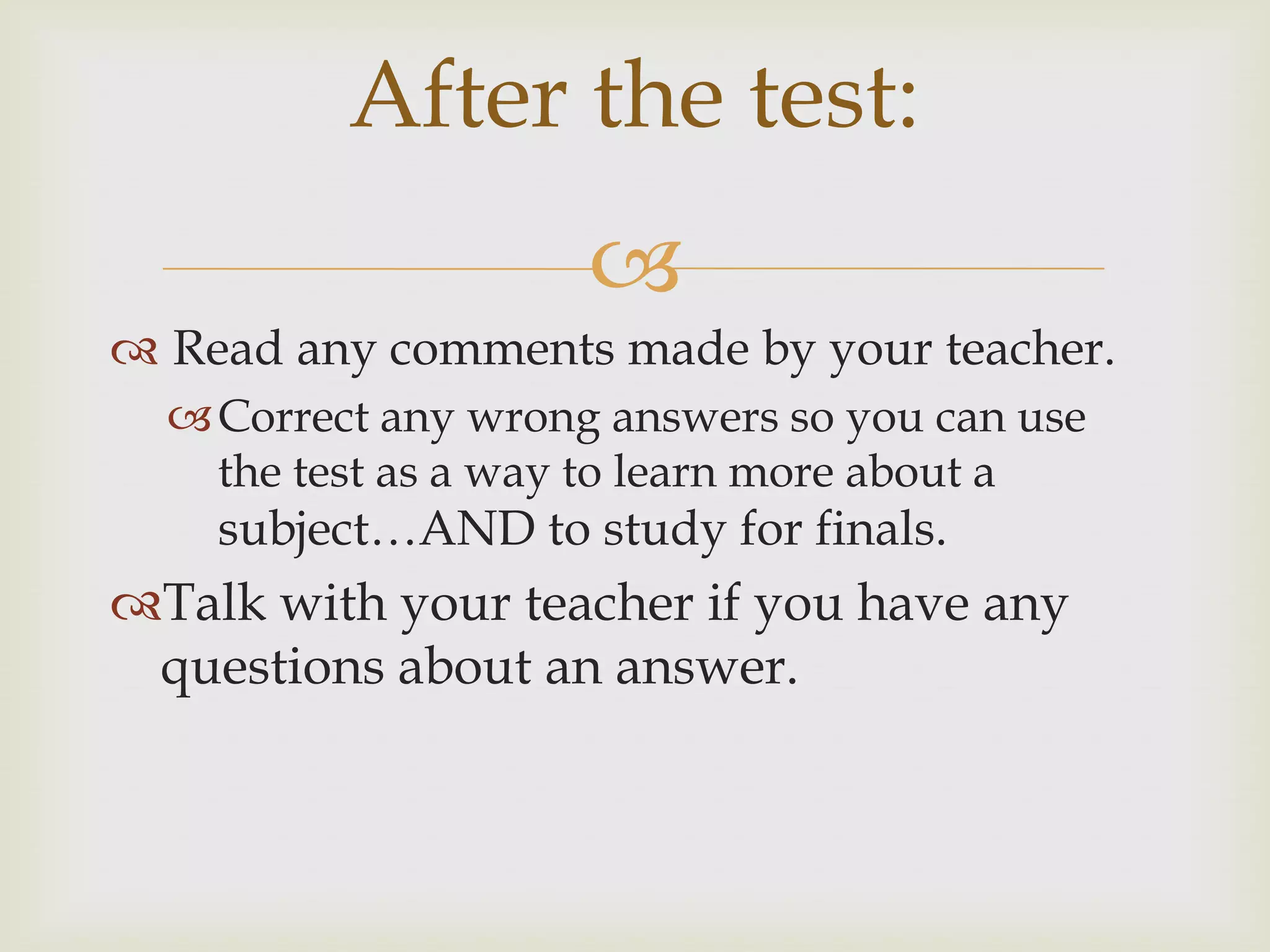 Study skills assessment | PPTX
