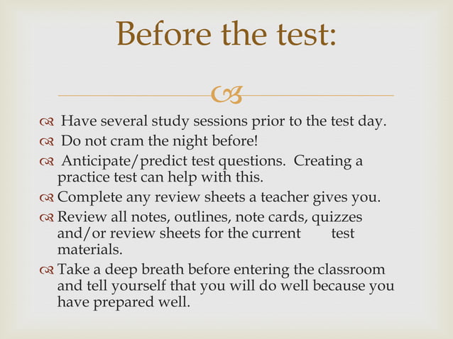 Study skills assessment | PPTX | Educational Assessment | Education