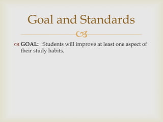 Study skills assessment | PPTX