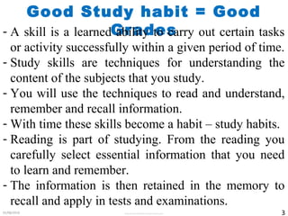 Study Skills for Secondary School Learners | PPT