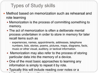 Study skills in english | PPTX