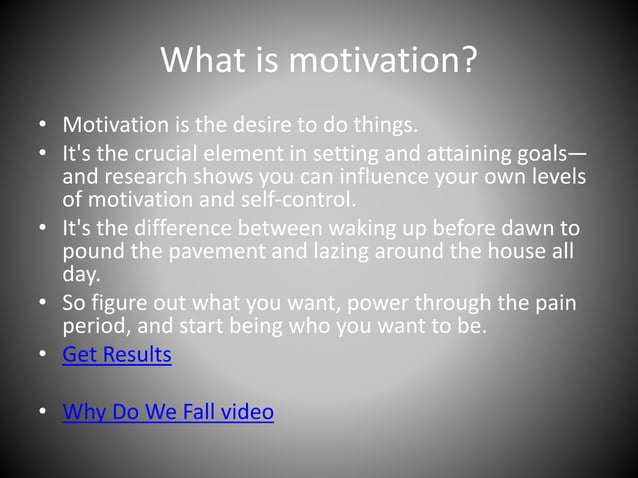 Study skills lesson motivation & volition | PPTX