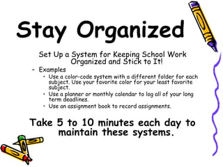 Study Skills Overview | PPT | Educational Assessment | Education