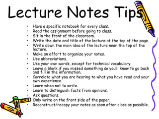 Study Skills Overview | PPT