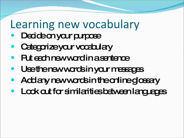 Study skills powerpoint | PPT