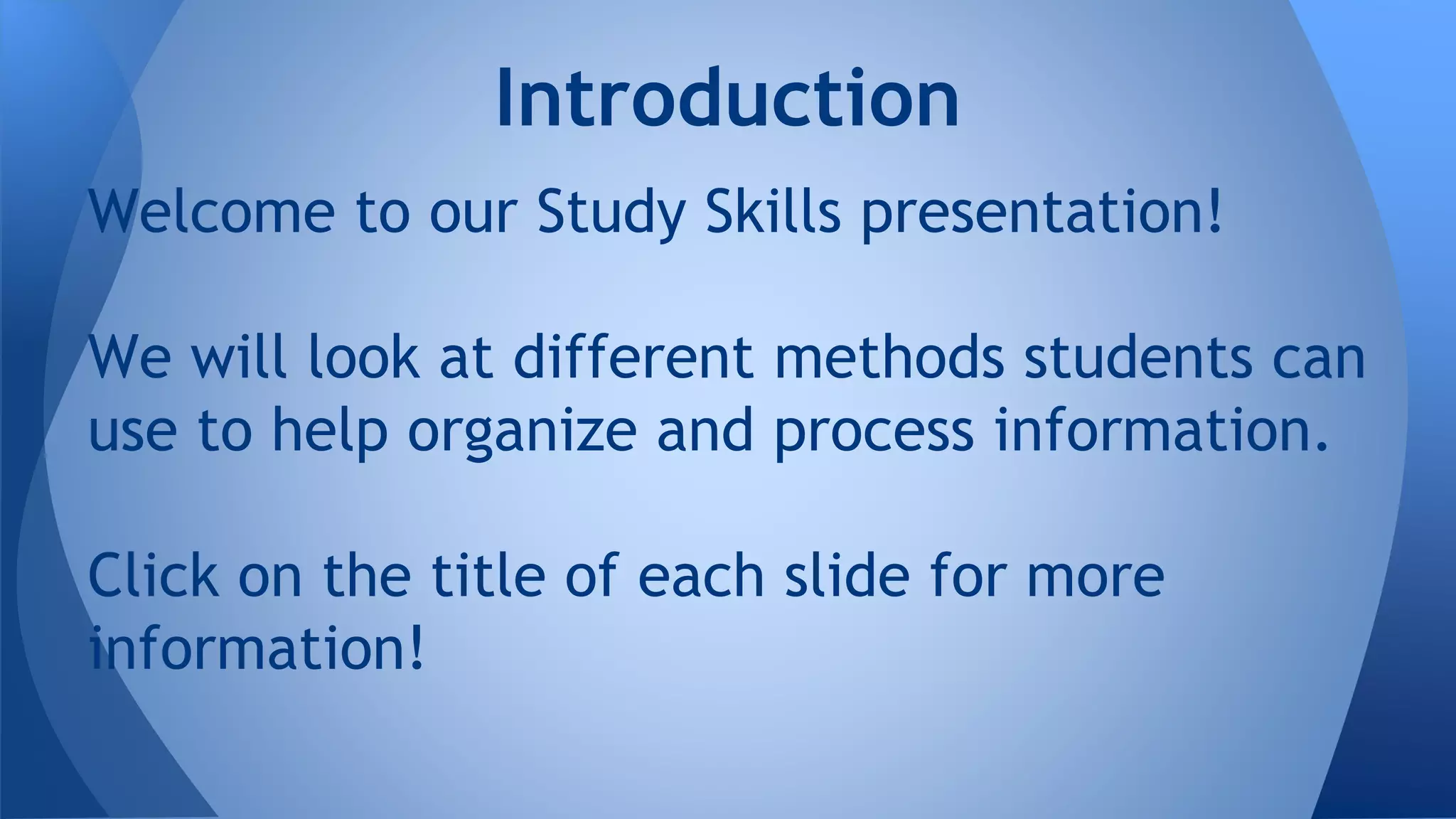 Study skills success edu 309 sp 15 | PPT