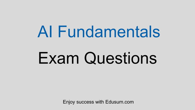 Study Smarter: Prepare for ISACA AI Fundamentals Certification.pdf