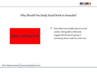 STUDY SOCIAL WORK IN AUSTRALIA | PPTX
