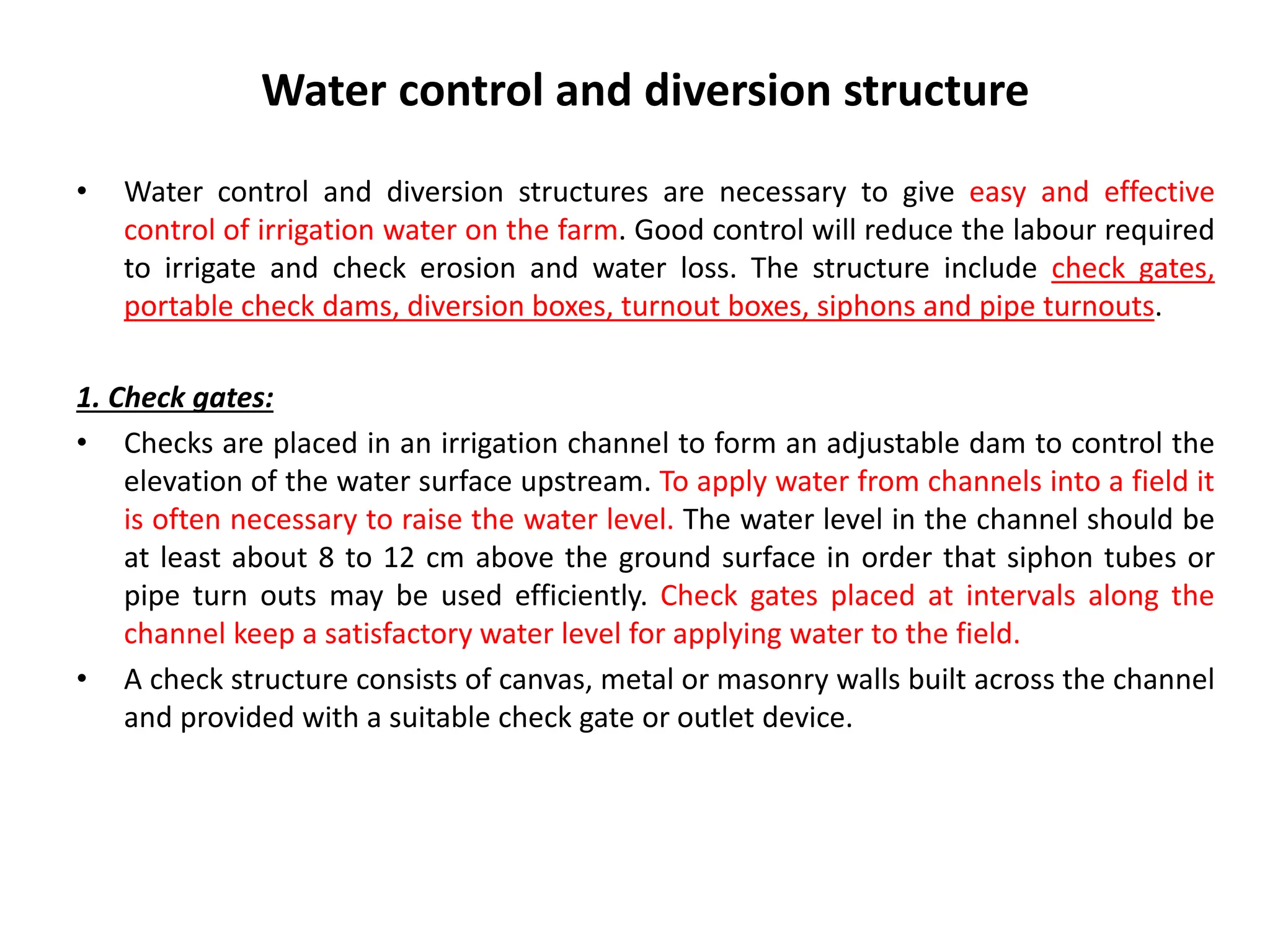 study\source\ppt\Water control and diversion structures.ppt