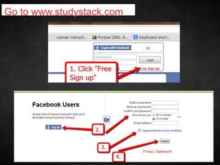Study stack directions by Mrs. Dickens | PPTX