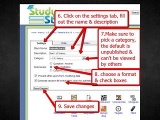 Study stack directions by Mrs. Dickens | PPTX