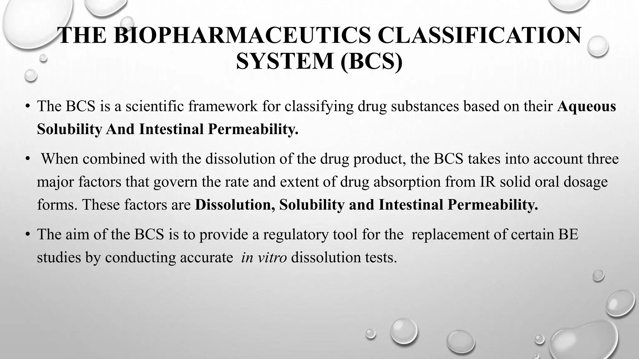 Study submission of Bioequivalence and Drug review Process, BCS ...