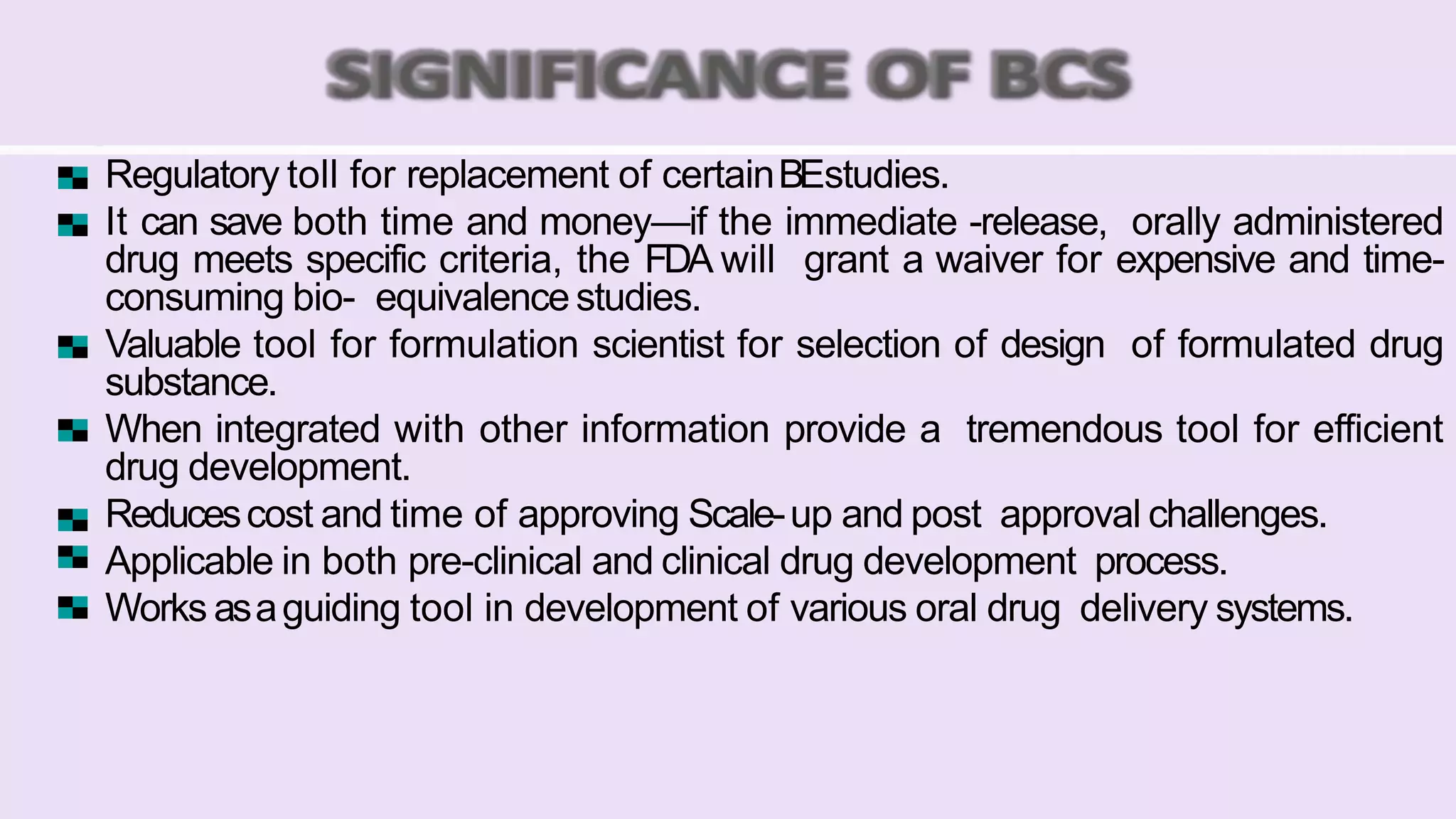 Study submission of Bioequivalence and Drug review Process, BCS ...