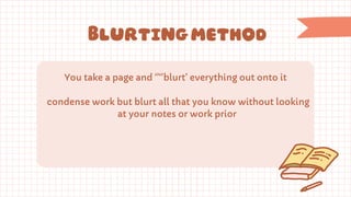 Effective Study Techniques for Exams and Assessments | PDF ...