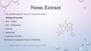 Study the biological activities of some herbal plants.pptx