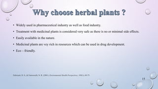 Study the biological activities of some herbal plants.pptx