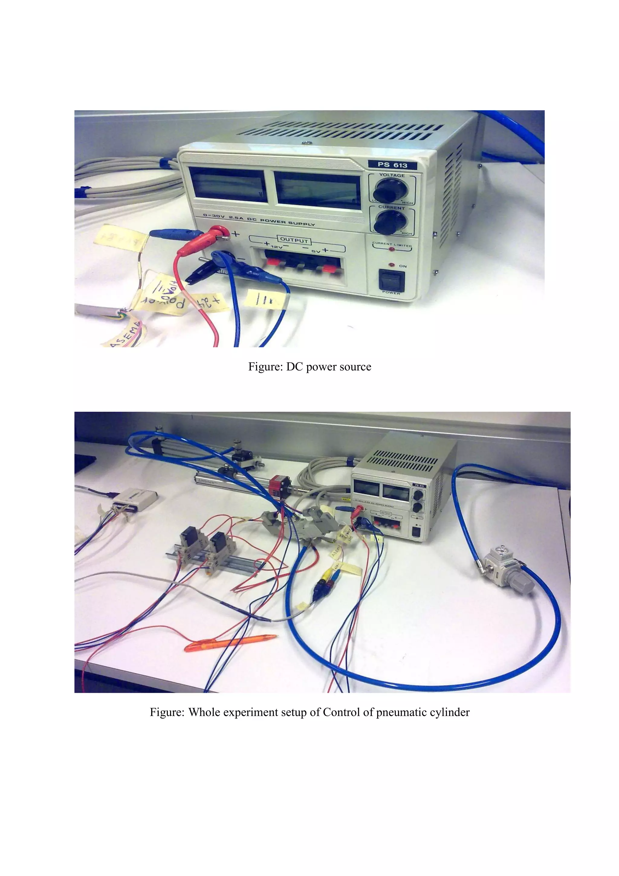Study the control of pneumatic cylinder (LabVIEW, Instrumentation) | PDF
