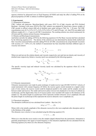 Study the effect of adding pva on some physical properties of cmc ...