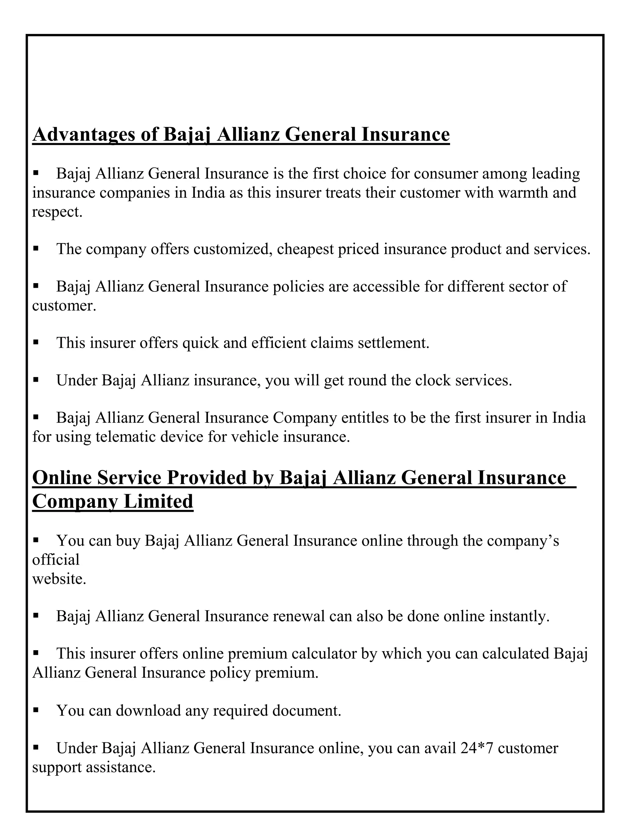 _STUDY THE LEVEL OF CUSTOMER SATISFACTION TOWRADS BAJAJ ALLIANZ .pdf