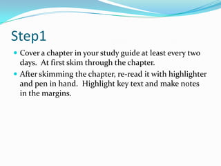 Study tips | PPT