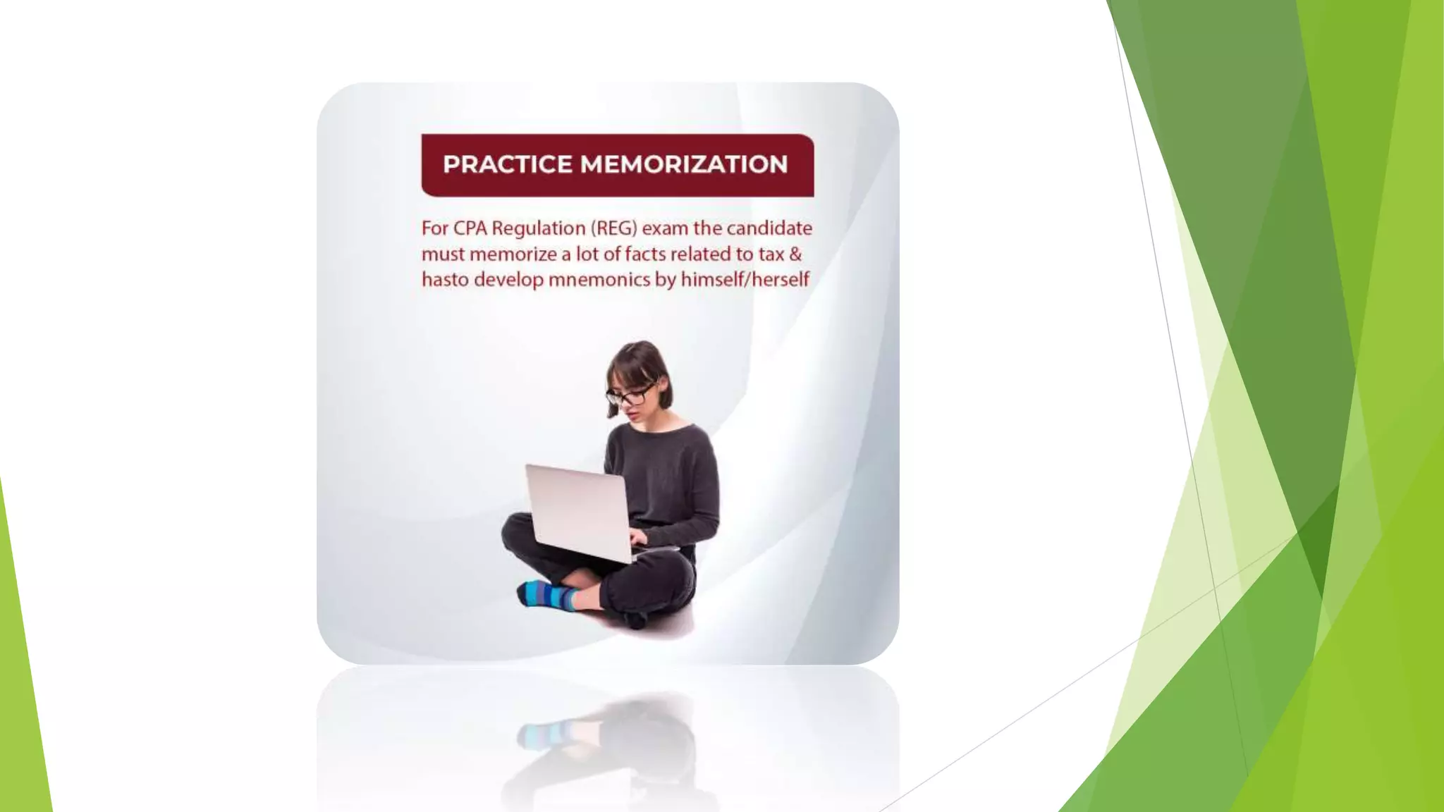 Study tips for reg exam | PPTX | Resume Writing and Advice | Job Search