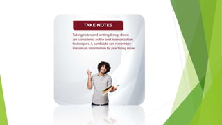 Study tips for reg exam | PPTX | Resume Writing and Advice | Job Search