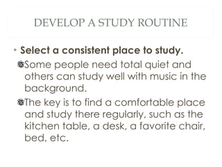 Study tips science | PPT