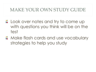 Study tips science | PPT