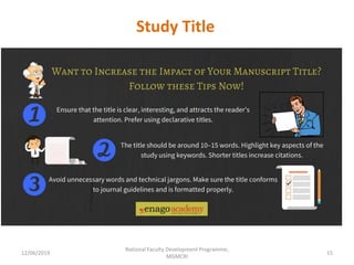 Study title, abstract, key words | PPTX
