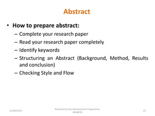 Study title, abstract, key words | PPTX